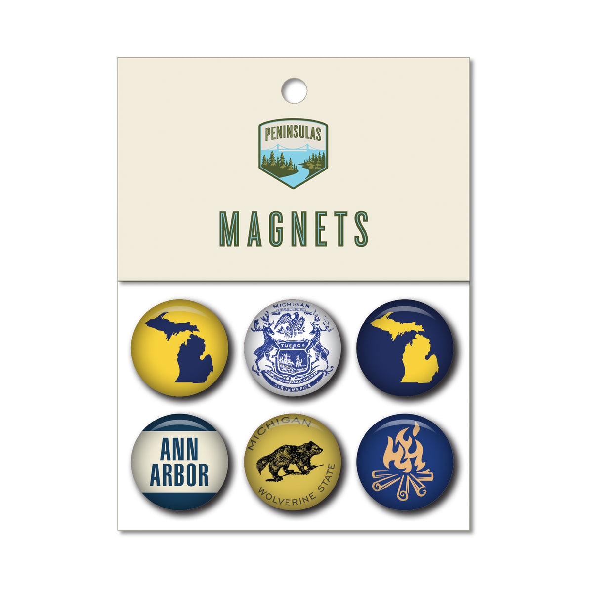 Go Blue! Magnet Pack | Peninsulas