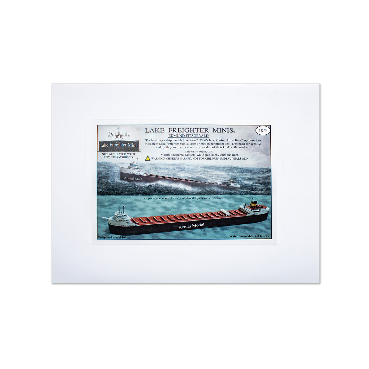 Edmund Fitzgerald Model Kit | Peninsulas