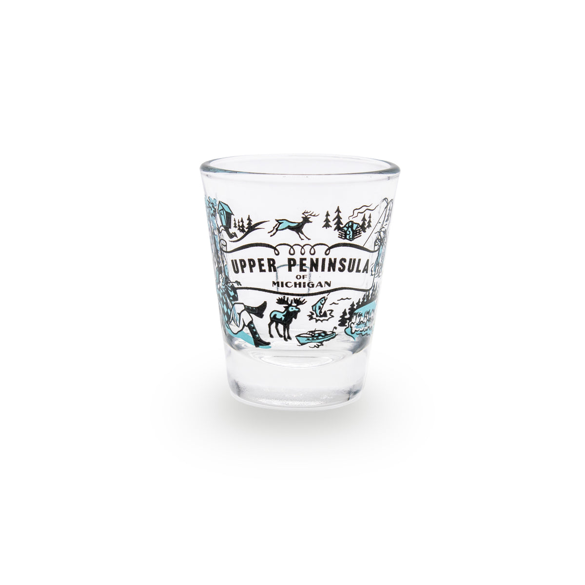 Michigan Upper Peninsula Shot Glass | Peninsulas